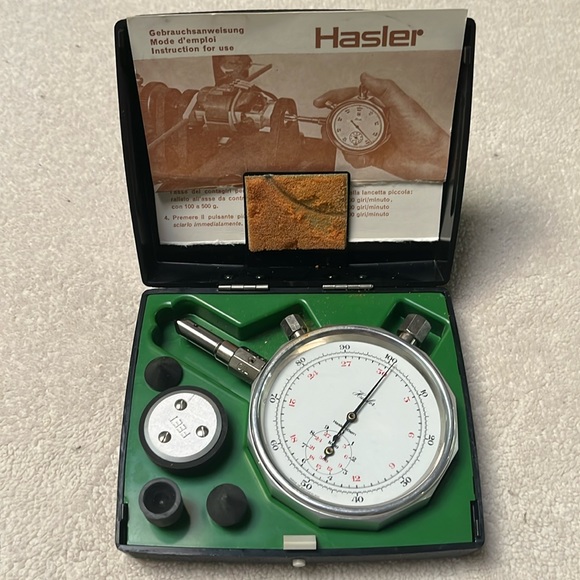 Hasler | Other | Vintage Hasler Berne Tachometer Speed Indicator ...